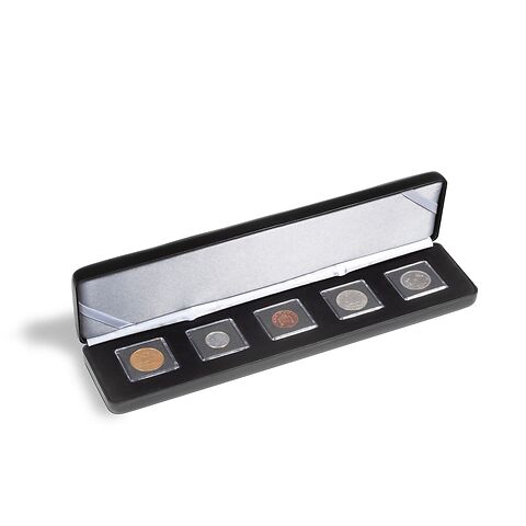 Ecrin numismatique NOBILE pour 5 capsules QUADRUM Mini, noir online ...